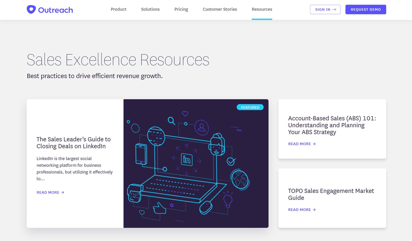 Outreach’s Resources