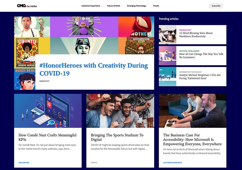 The Content Collection: Adobe’s CMO